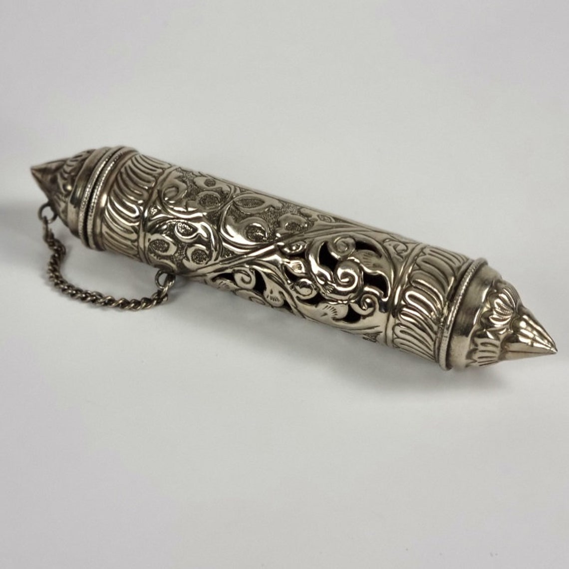 Oriental Brass Parchment Scroll Holder Marriage Certificate - Etsy