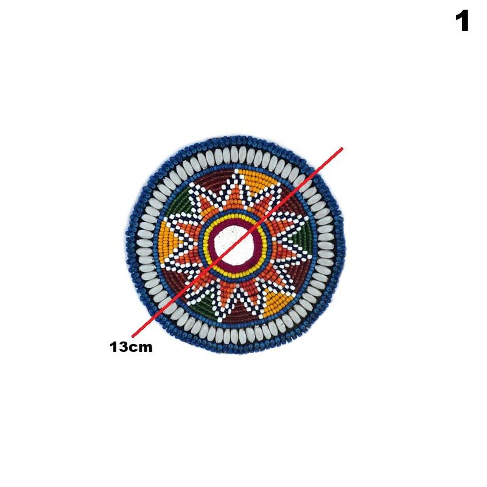 XL Vintage Kuchi Patch: Beaded Afghan Tribal Art - Etsy