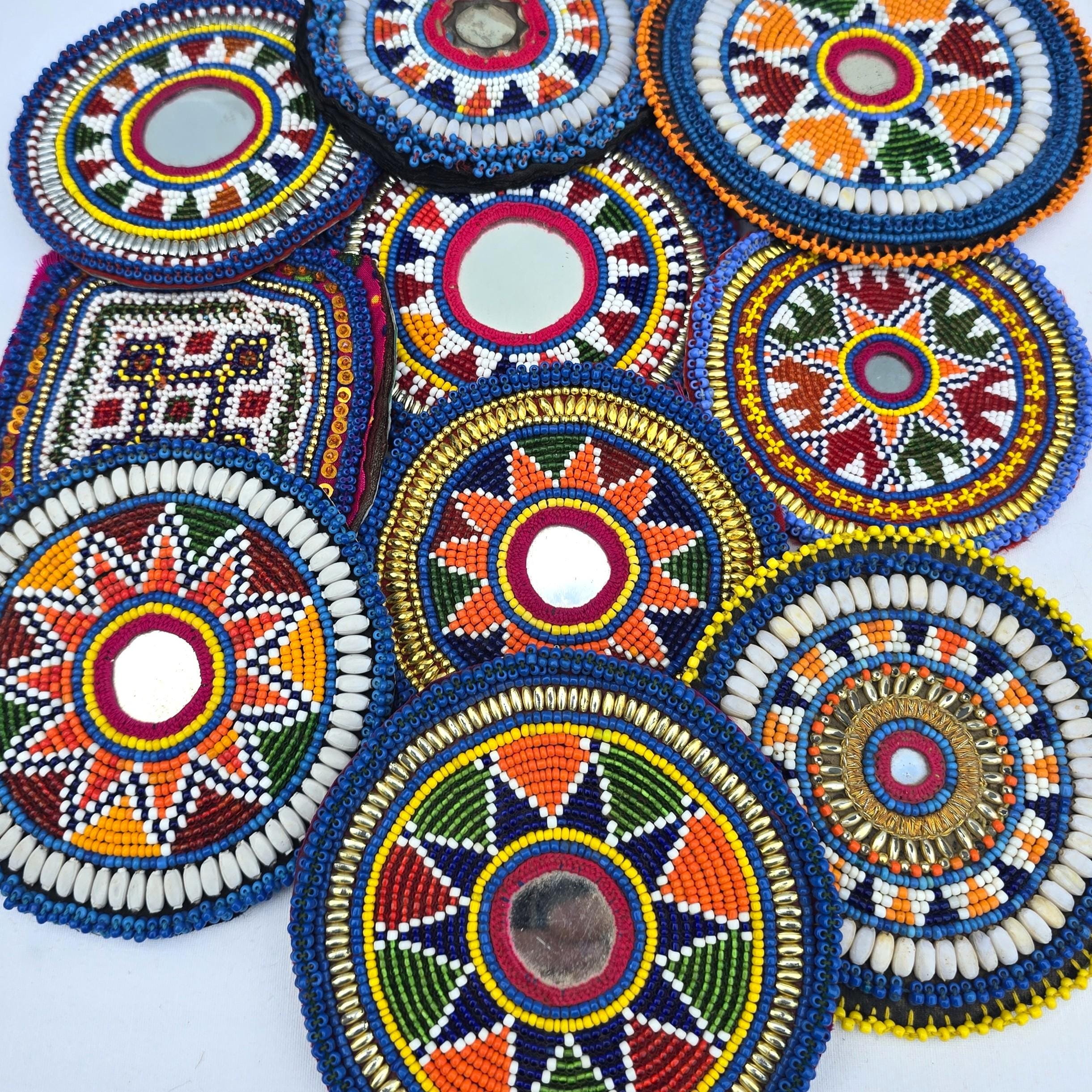 XL Vintage Kuchi Patch: Beaded Afghan Tribal Art - Etsy