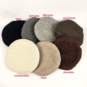 Traditional Grey Woollen Pashtun Pakol Hat - Pakul Winter Hat - Gender ...