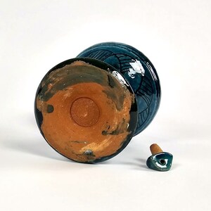 RARE: Stunning Handmade Ceramic Ornamental Oil Lamp With Oriental ...