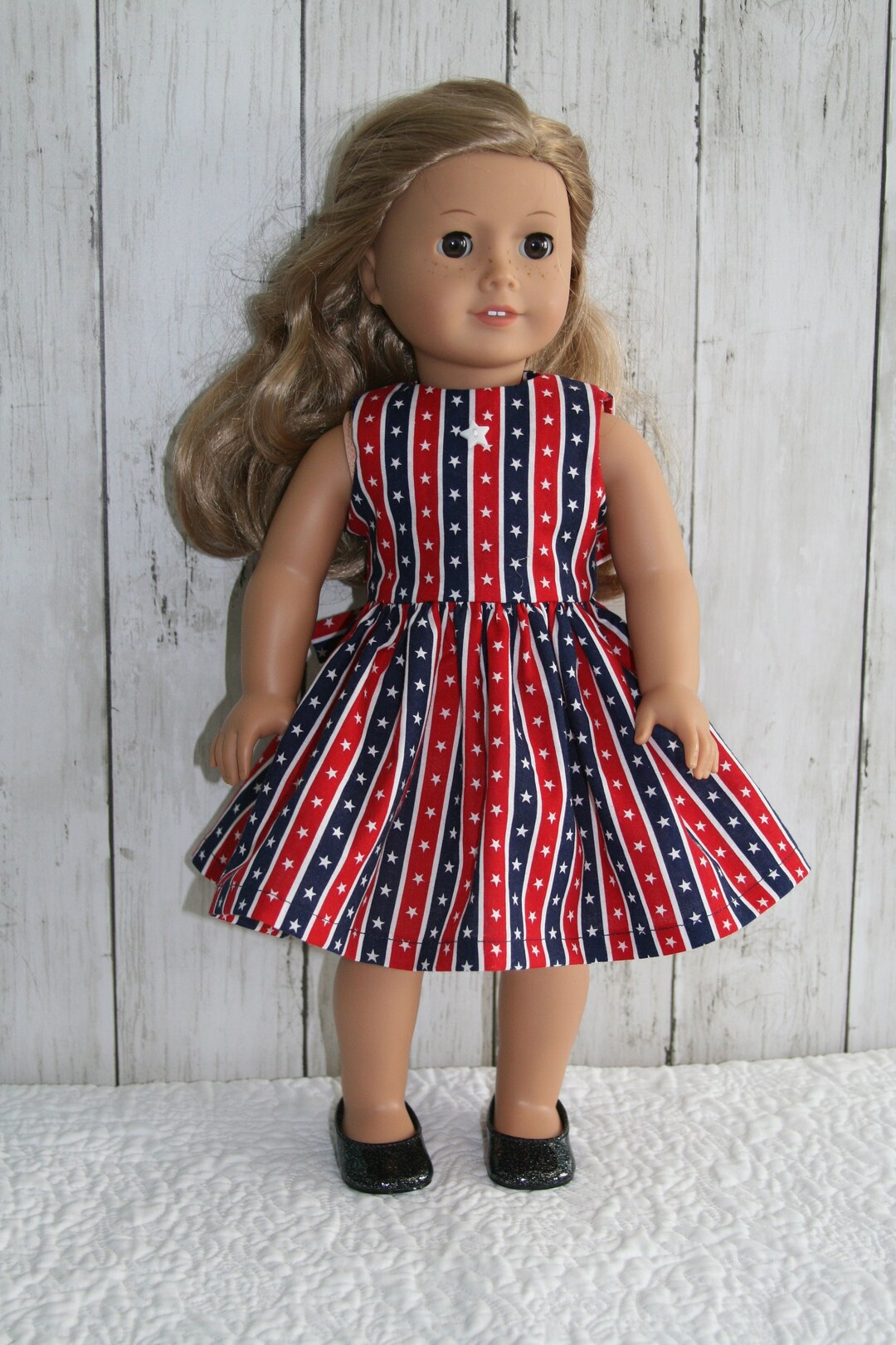 Americana Stars and Stripes for 18 Inch Doll - Etsy