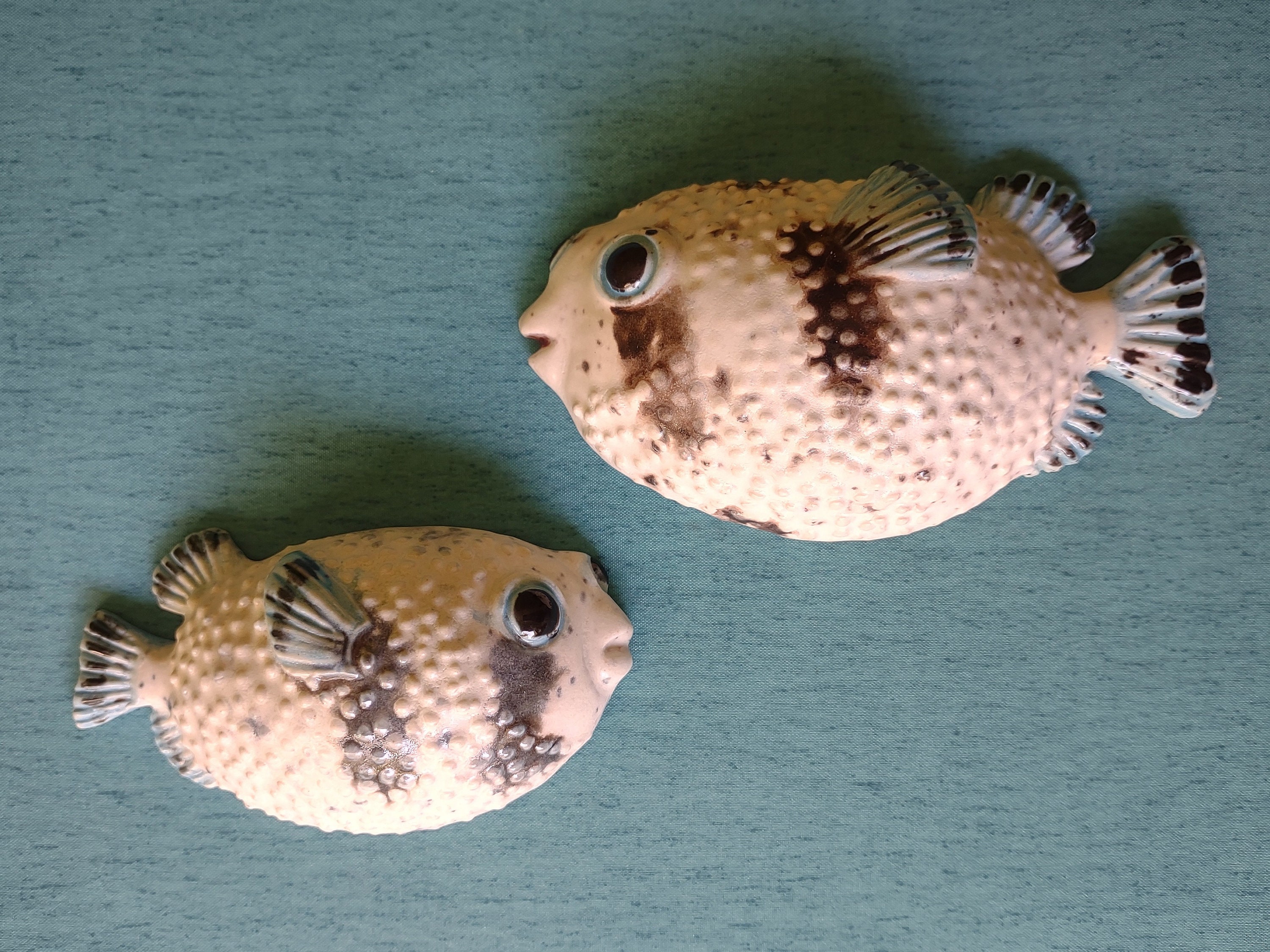 Large Spiny Puffer Fish Ceramic Wall Hanging - Etsy