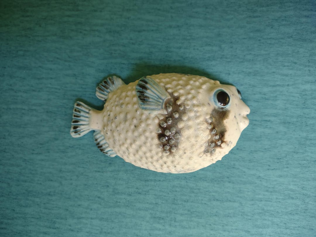 Small Spiny Pufferfish, Ceramic Wall Hanging - Etsy