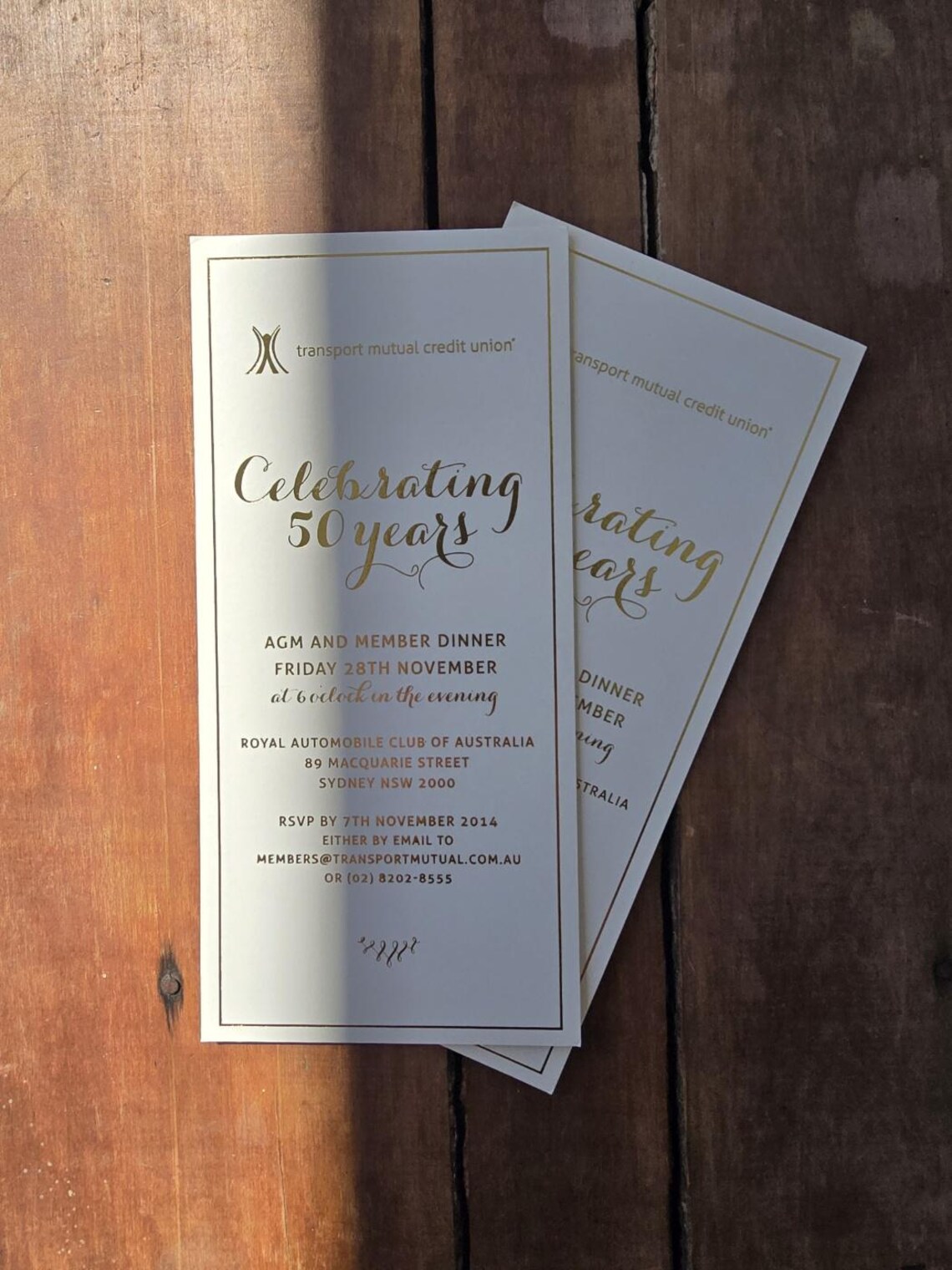 50x Gold Foil Gift Vouchers – DL Size - Luxury Printed Certificates or ...