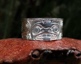 Haida Bear Ring - Etsy
