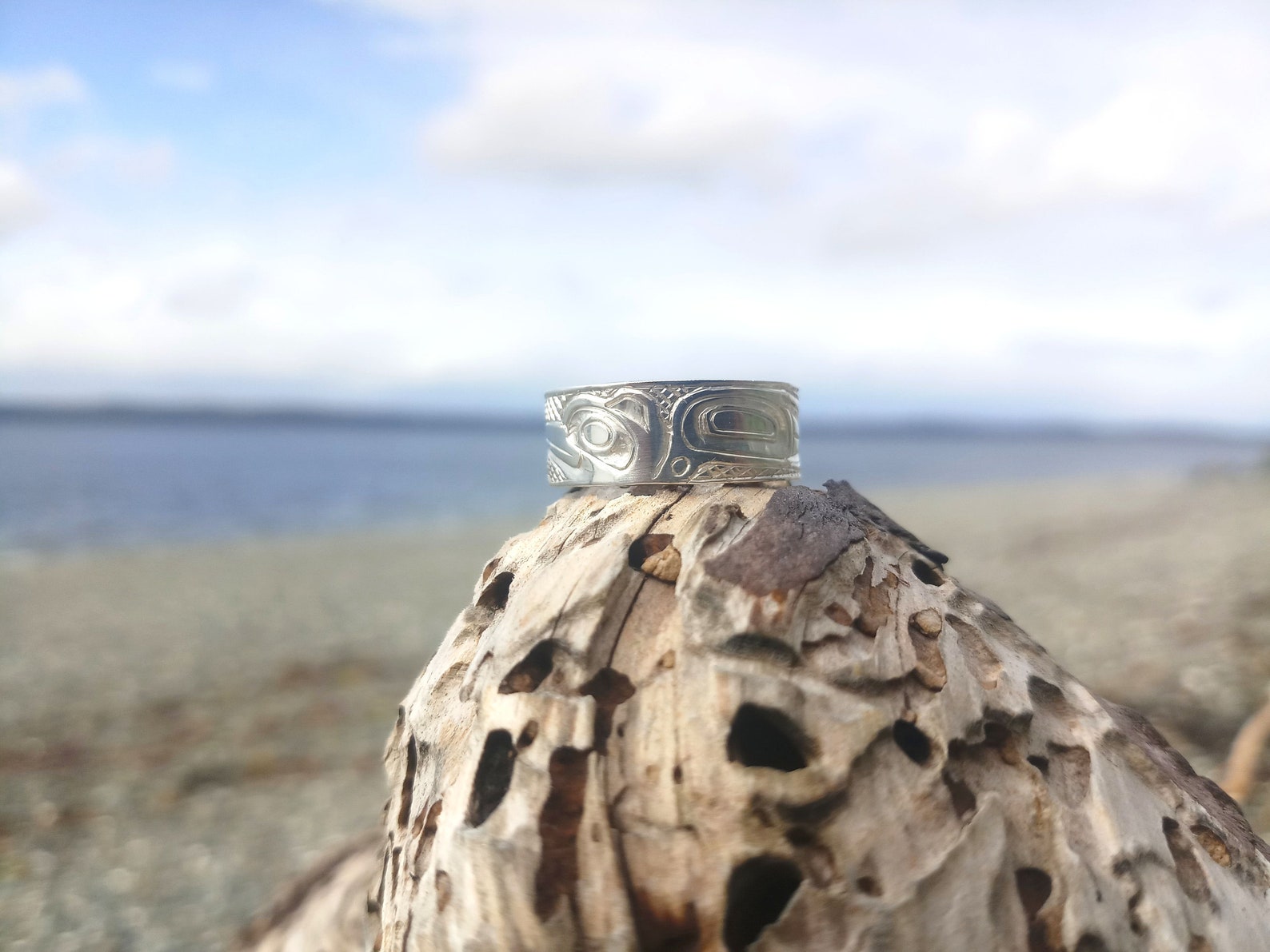 Haida Hummingbird Ring Northwest Coast Art Haida | Etsy