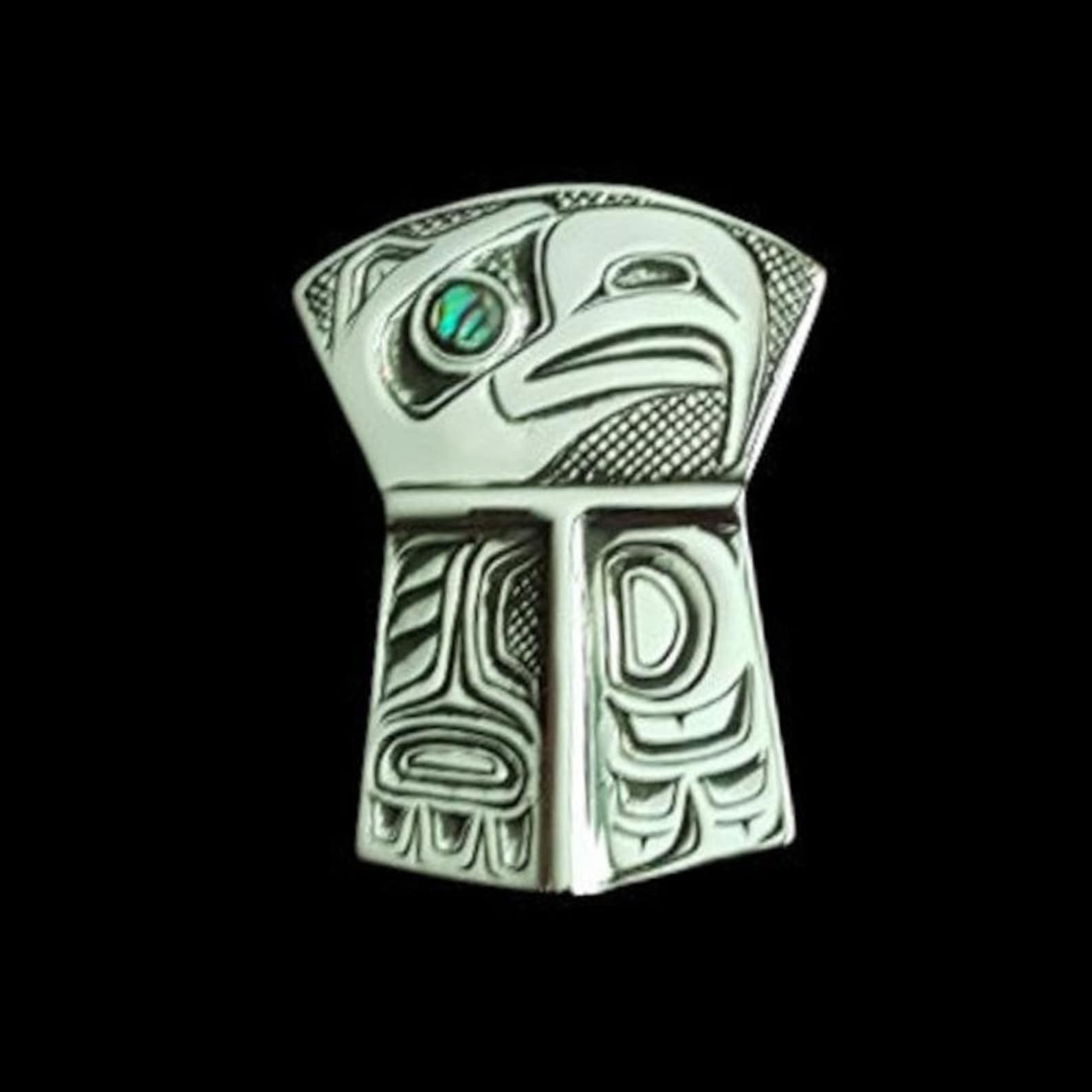 Haida Eagle Shield Pendant Haida Copper Haida Gwaii | Etsy