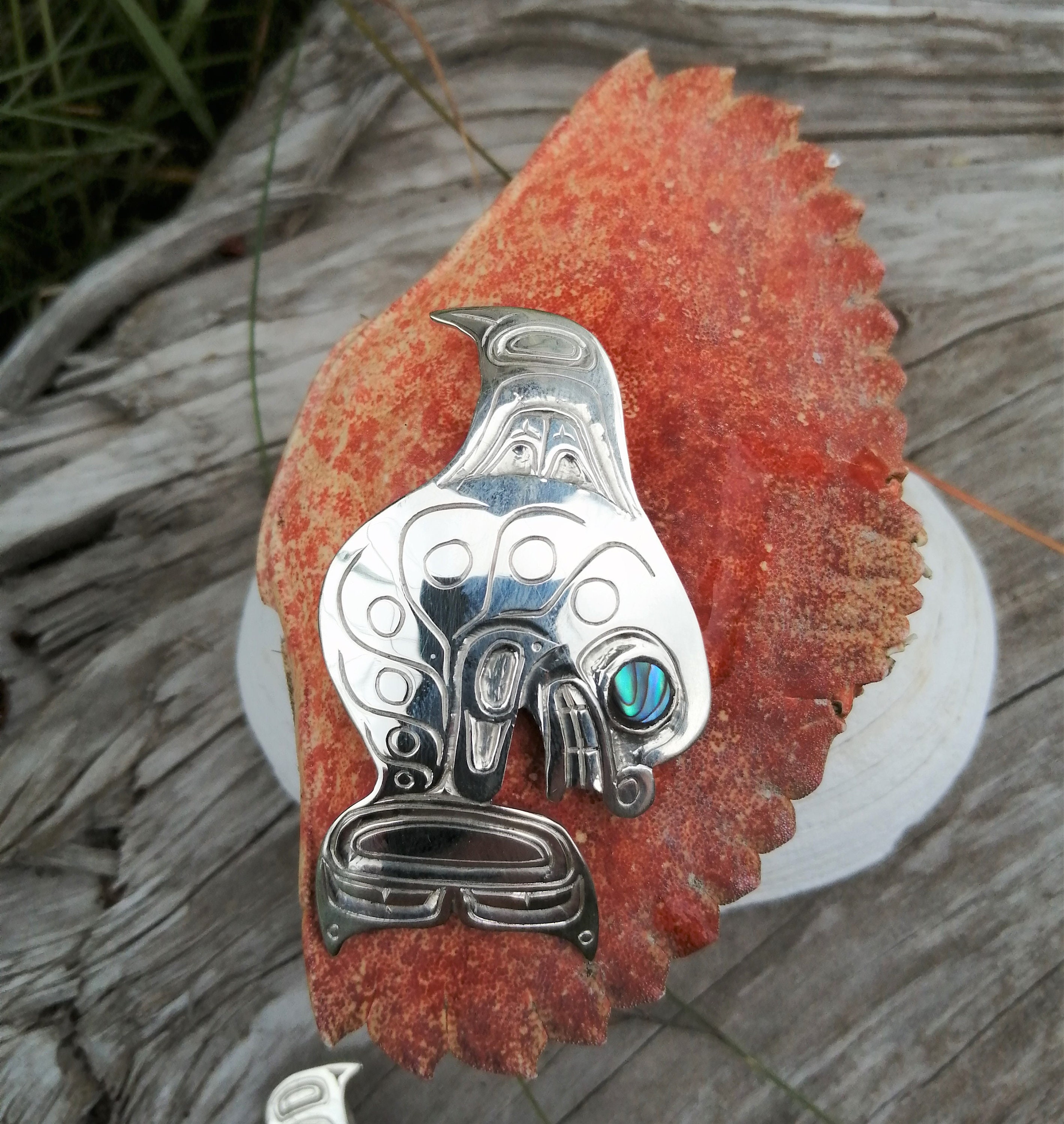 Necklaces Pendants Haida Orca,Silver Whale Pendant Native American Orca ...