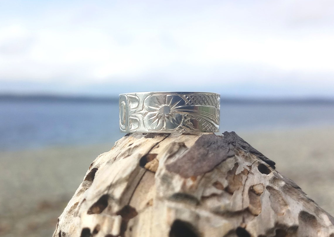 Haida Hummingbird Ring Northwest Coast Art Haida | Etsy