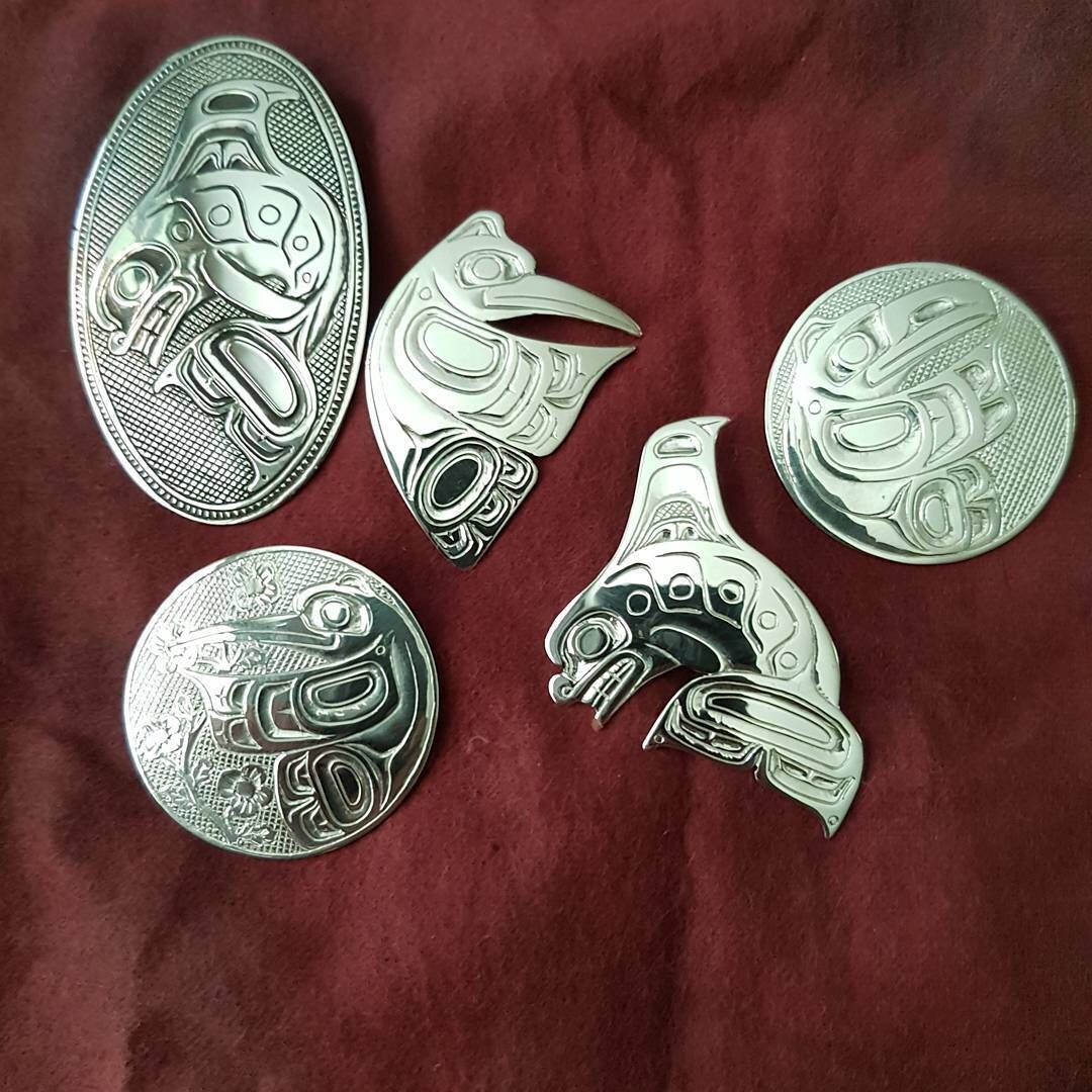 Silver Beaver Ring Oxidised Northwest Coast Arthaida Beaver | Etsy