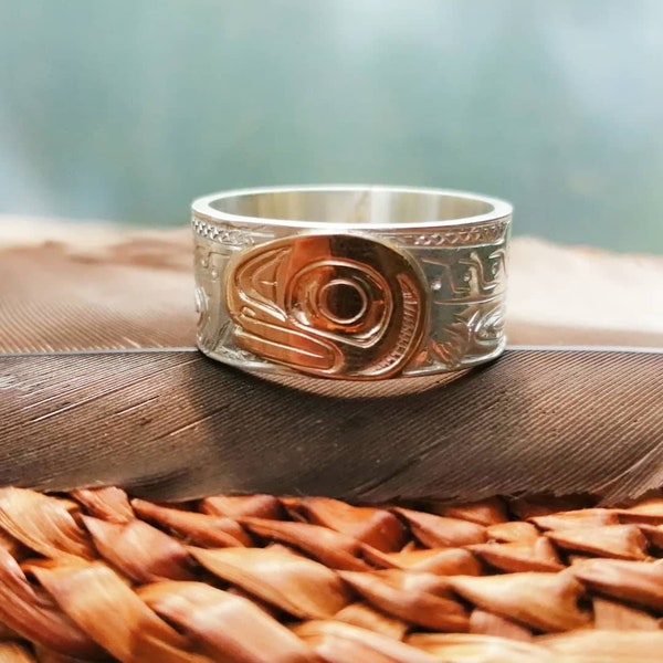 Salmon Ring - Etsy