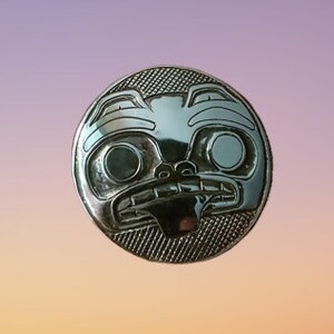 Native American Bear Pendant,northwest Coast Jewelry,silver Mother Bear ...