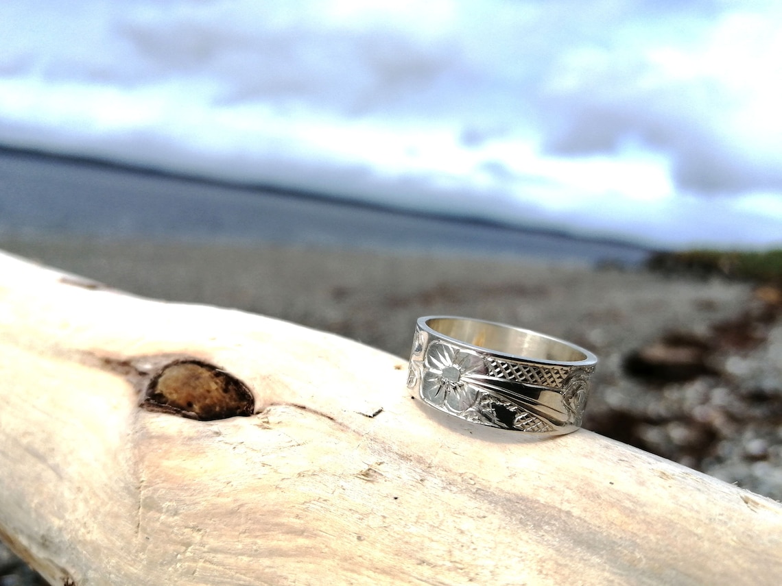 Haida Hummingbird Ring Northwest Coast Art Haida | Etsy