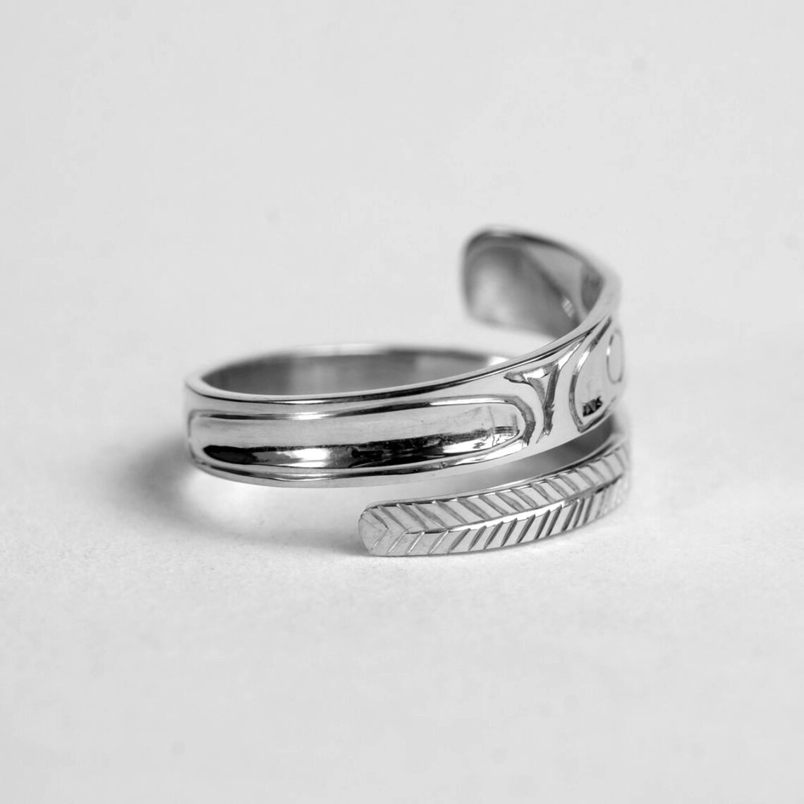 Silver Eagle Ring Haida Eagle Ring Northwest Coast Arthaida | Etsy