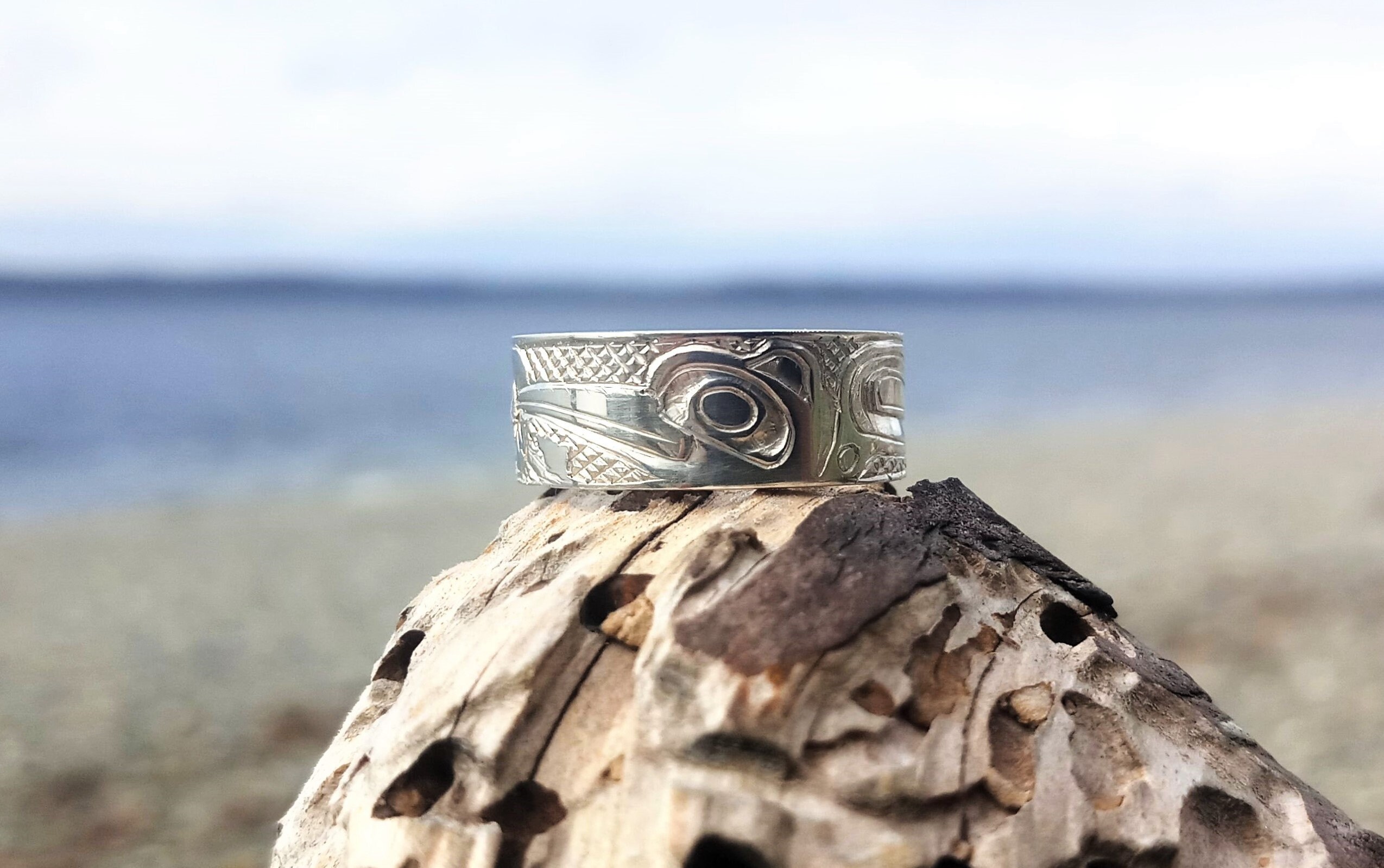 Haida Hummingbird Ring Northwest Coast Art Haida - Etsy