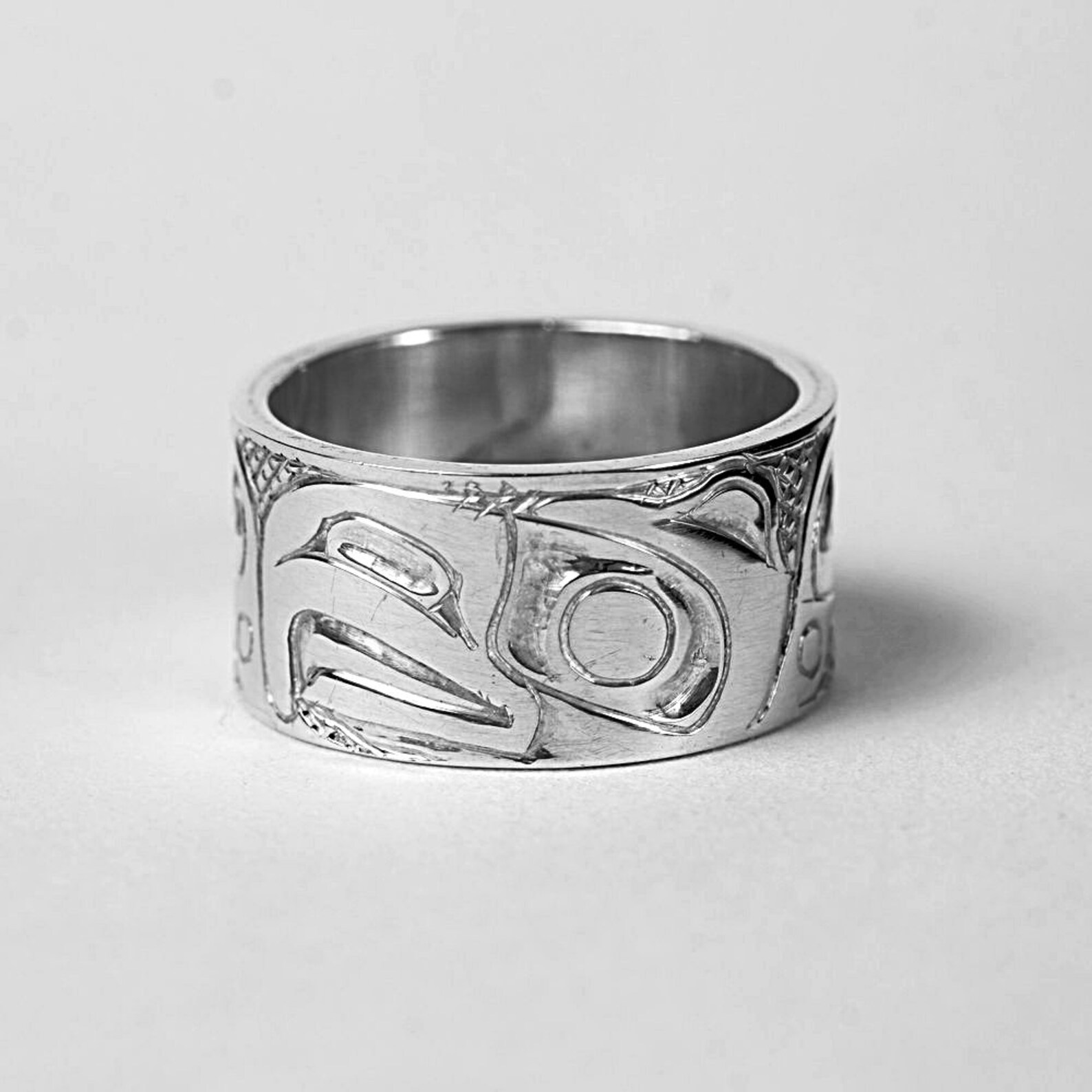 Northwest Coast Eagle Ring, Haida Jewelry, Haida Eagle Ring, Native ...