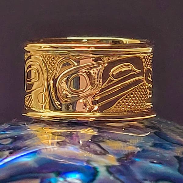 Gold Tlingit Ring - Etsy