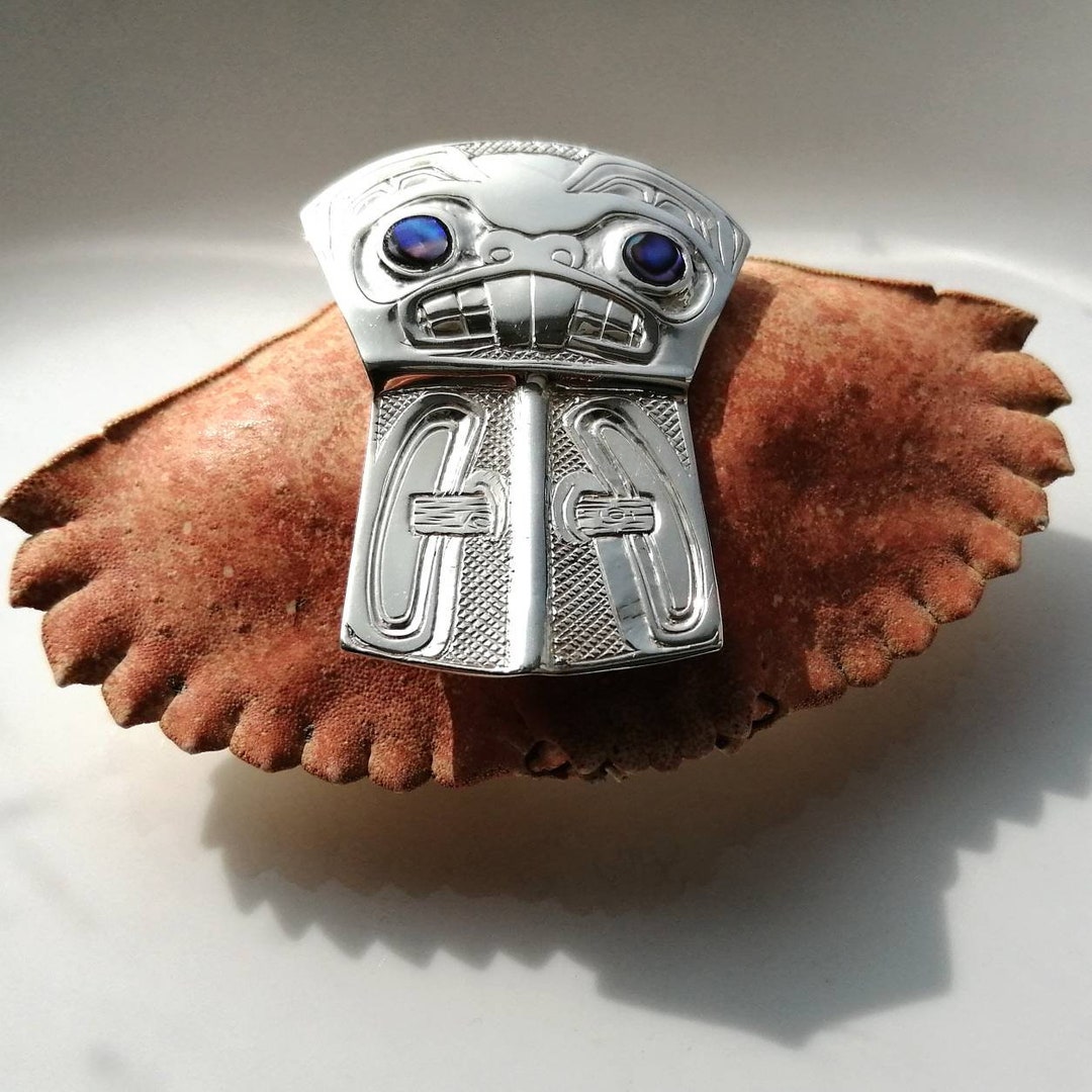 Beaver Sheild Pendant Haida Copper Shield Haida Gwaii - Etsy