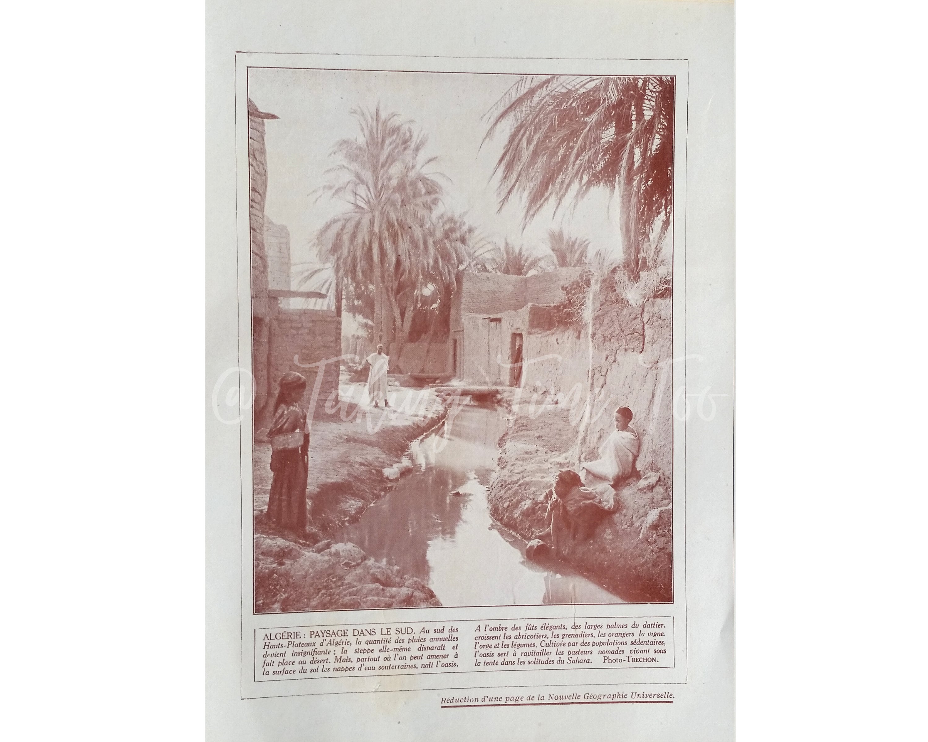 Printable French Ephemera 1920s Geography Club Leaflet for Ernest ...