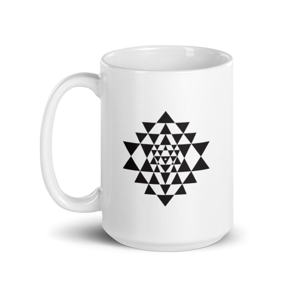 Sri Yantra Mug Sacred Geometry Mug Spiritual Mug Yoga Mug | Etsy