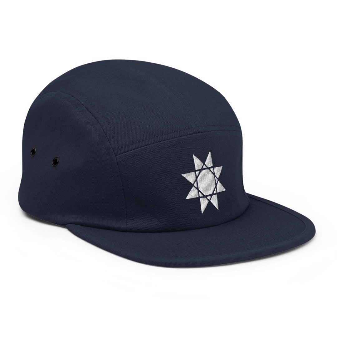 Tesseract Five Panel Cap, Sacred Geometry Hat, Psychedelic Hat ...