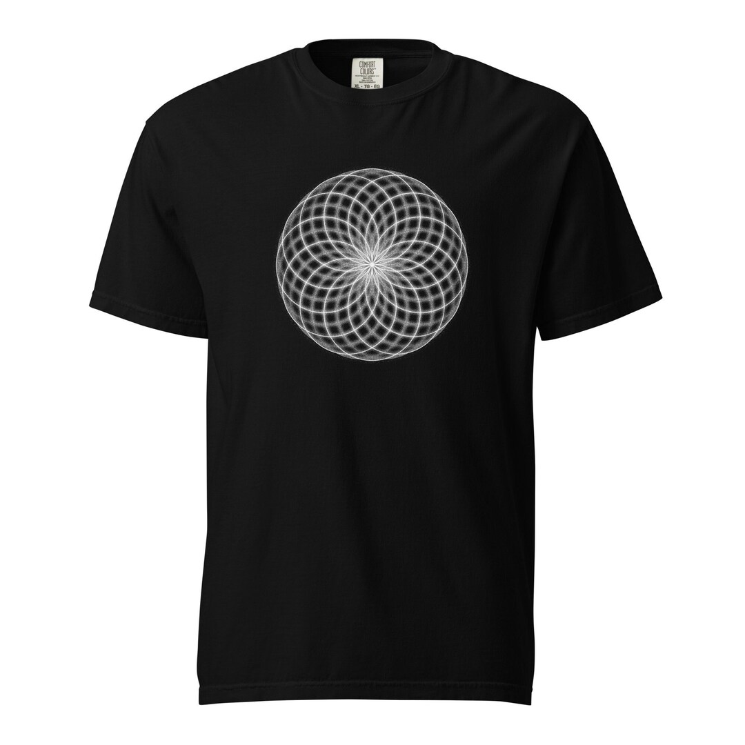 Sacred Geometry Shirt, Psychedelic Clothing, Torus Shirt, Toroidal ...