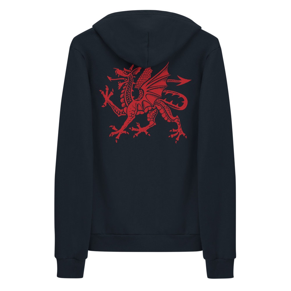 Wales Zip Hoodie Wales Hoodie Welsh Rugby Gift Wales Shirt | Etsy