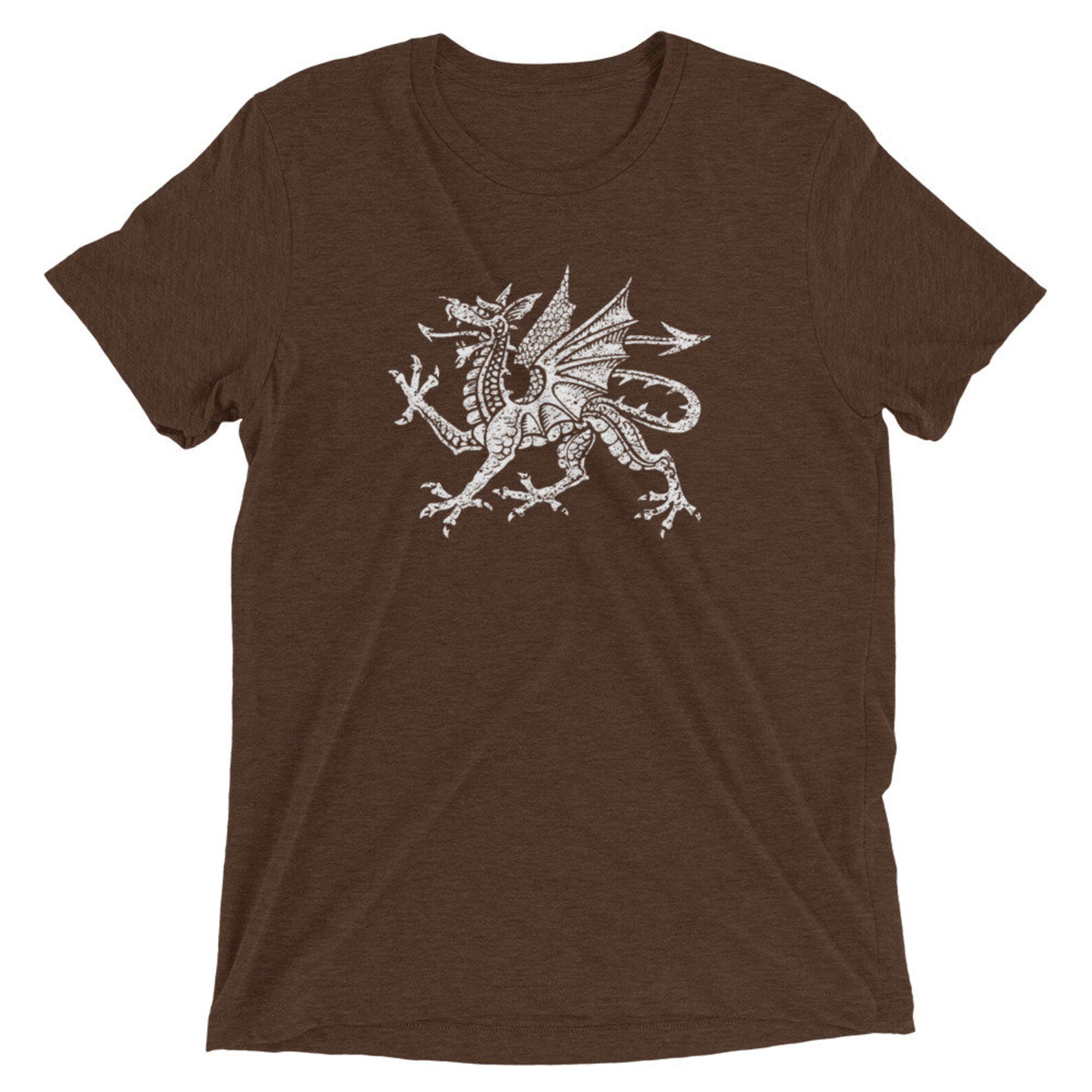Welsh Red Dragon Tri-blend Shirt Welsh Gift Wales Shirt - Etsy
