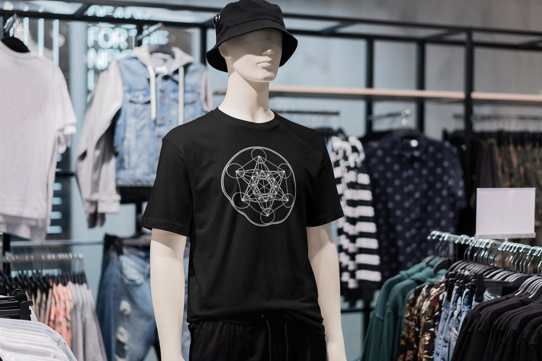 Geometric Shirt for Men, Mens Graphic Tshirt, Psychedelic Shirt, Sacred ...