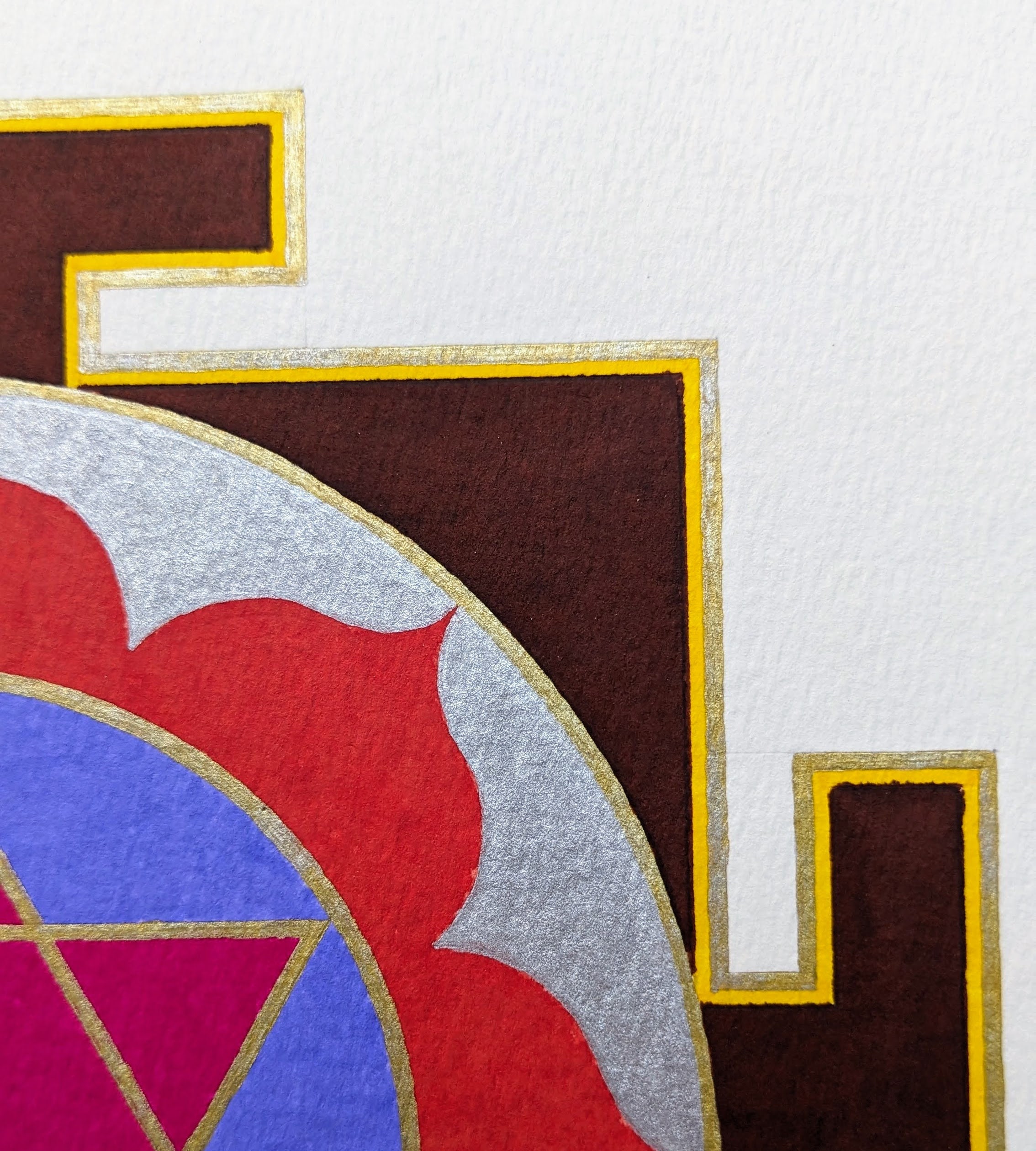 Rahu Yantra 12x12 Watercolor Painting - Etsy