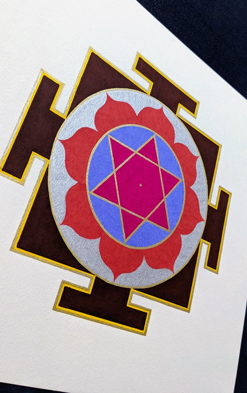 Rahu Yantra 12x12 Watercolor Painting - Etsy