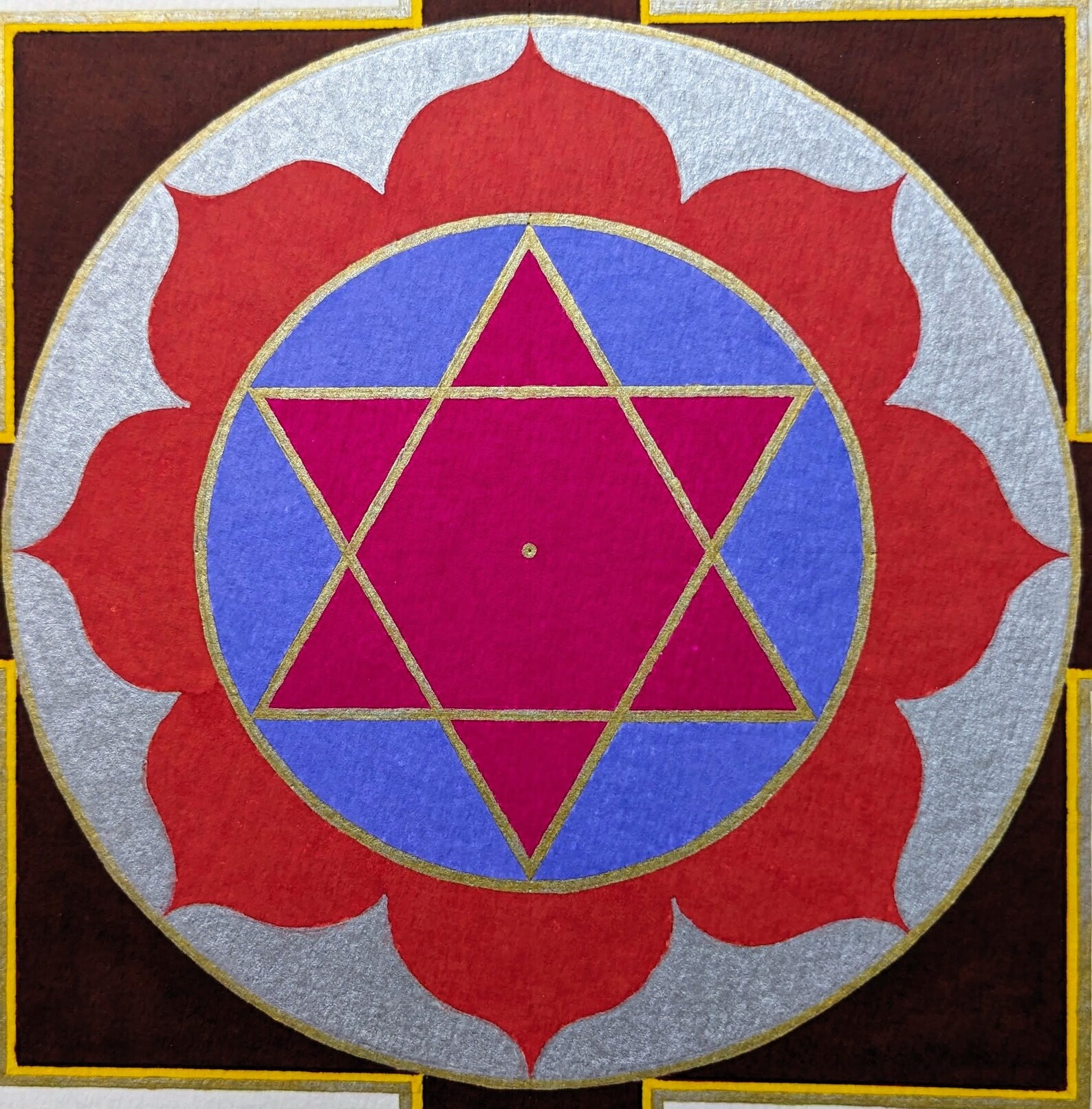 Rahu Yantra 12x12 Watercolor Painting - Etsy