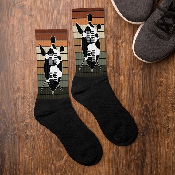 Zulu Shield Cow Hide Socks Spear Knobkerrie South Africa - Etsy