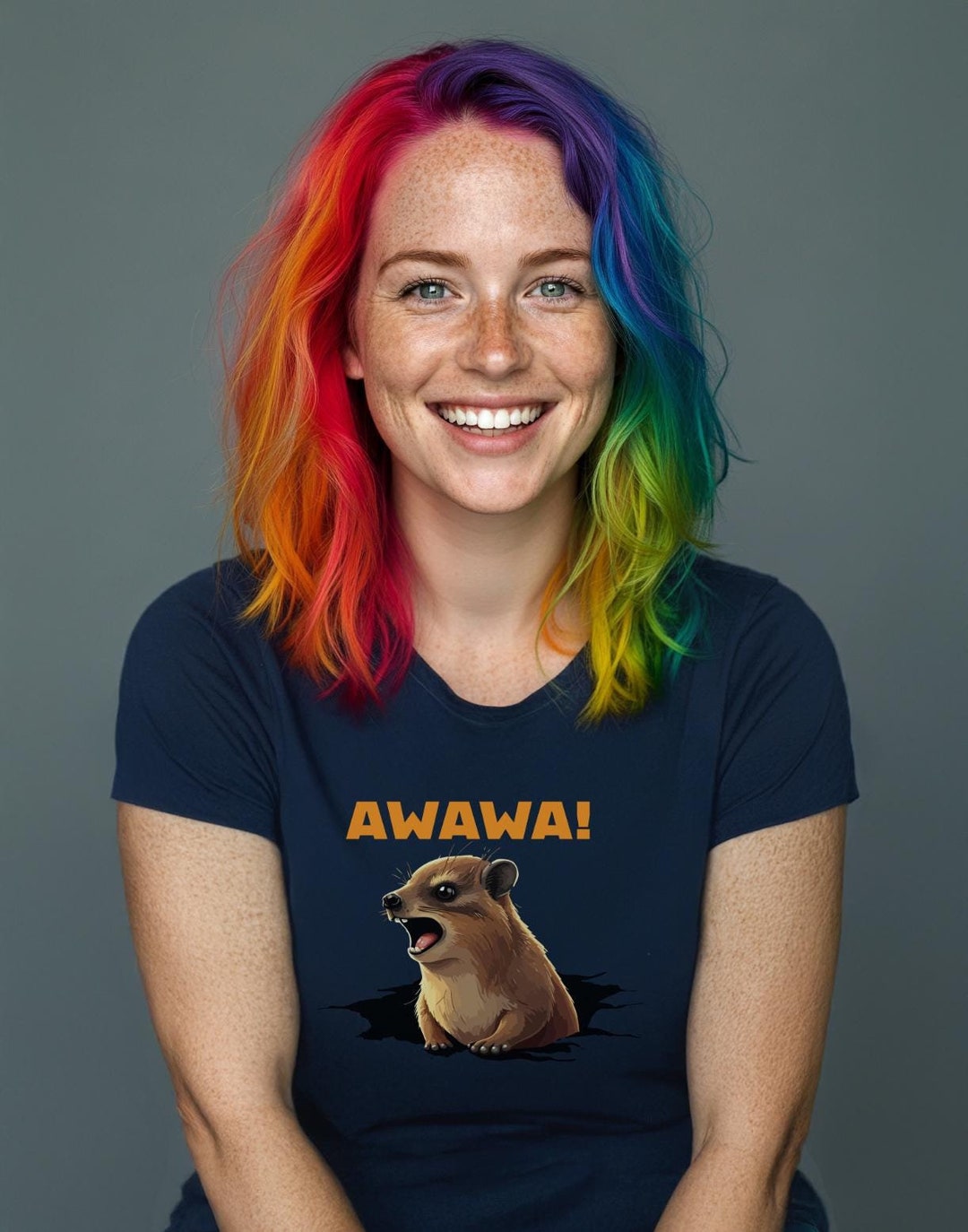 Rock Hyrax Dassi Surprise | Awawa | Funny Groundhog Classic Tee - Etsy