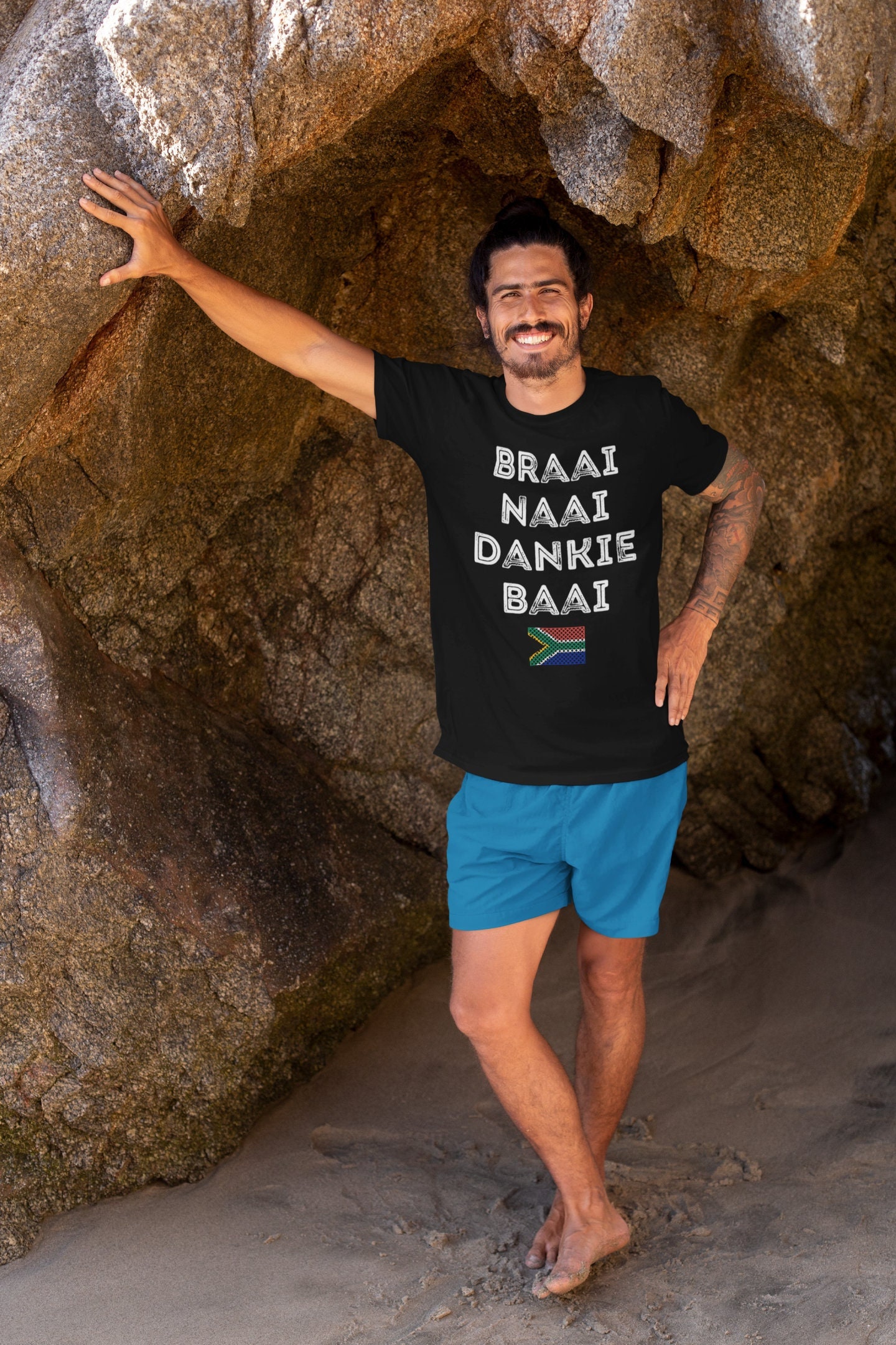 Braai Naai Dankie Baai T-shirt Funny South Africa | Afrikaans Joke ...