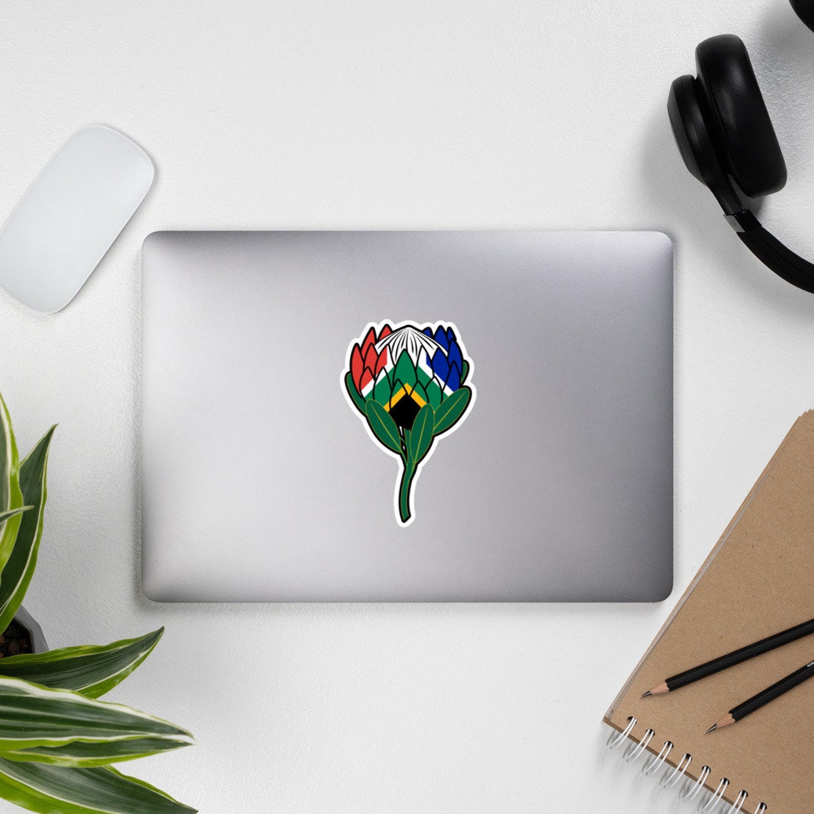 Protea Flower South Africa Flag Sticker National Symbol - Etsy