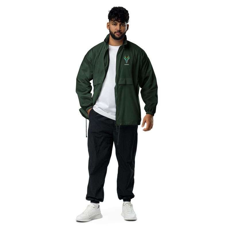 Springbok Face Embroidery South Africa Flag | Bokke Rugby Unisex ...