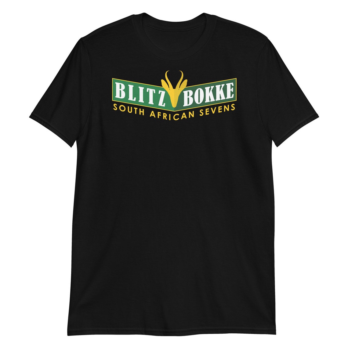 South African Sevens Rugby T-shirt Blitzbokke Springbok - Etsy
