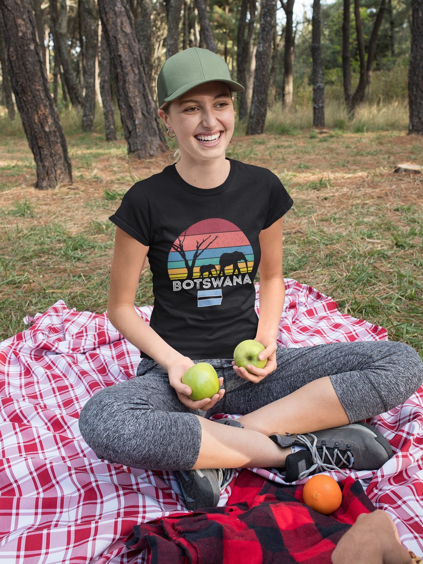 Botswana Elephant Safari Sunset T-shirt: African National Parks Tee - Etsy