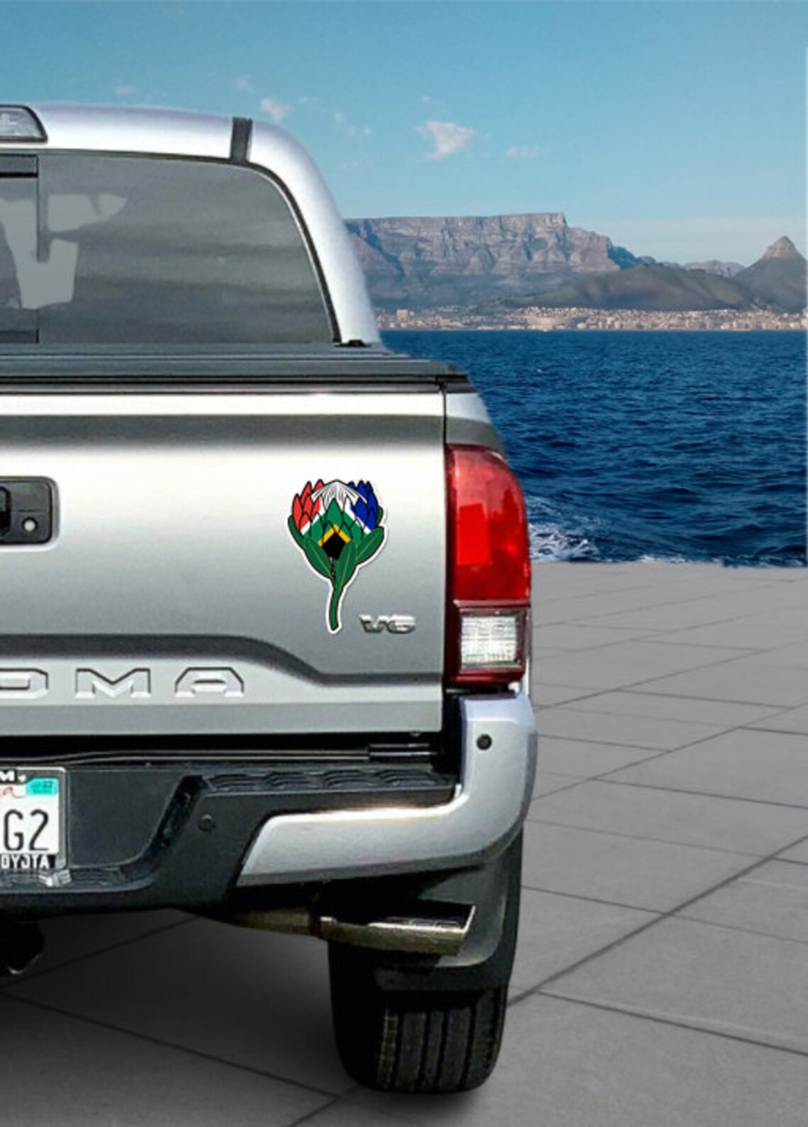 Protea Flower South Africa Flag Sticker National Symbol - Etsy