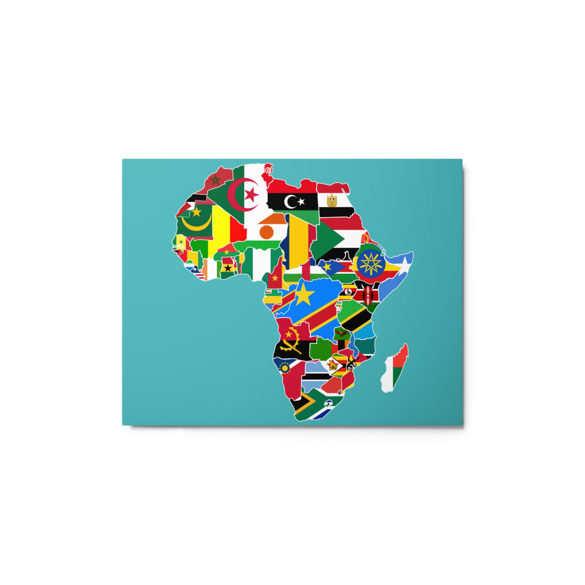 Africa Map Flag Flag Map Of Africa Flags African Culture Gift