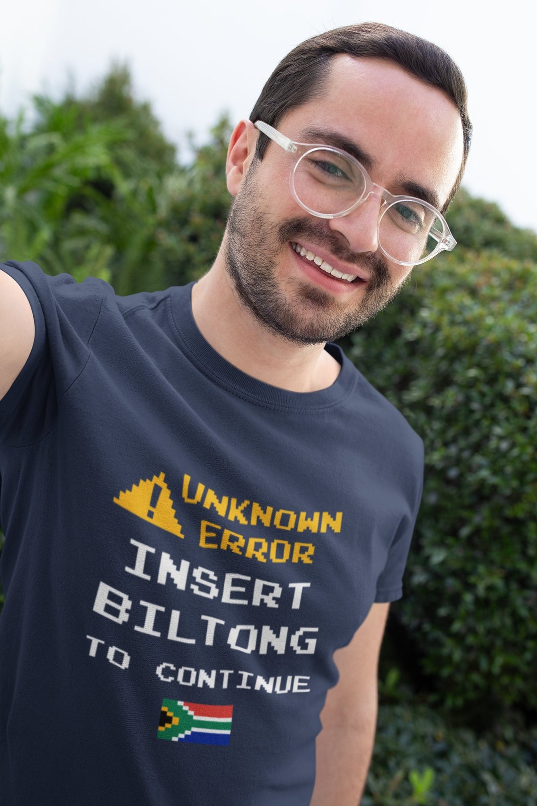 Insert Biltong Retro Arcade South Africa Braai Dad Joke T-shirt | Funny ...