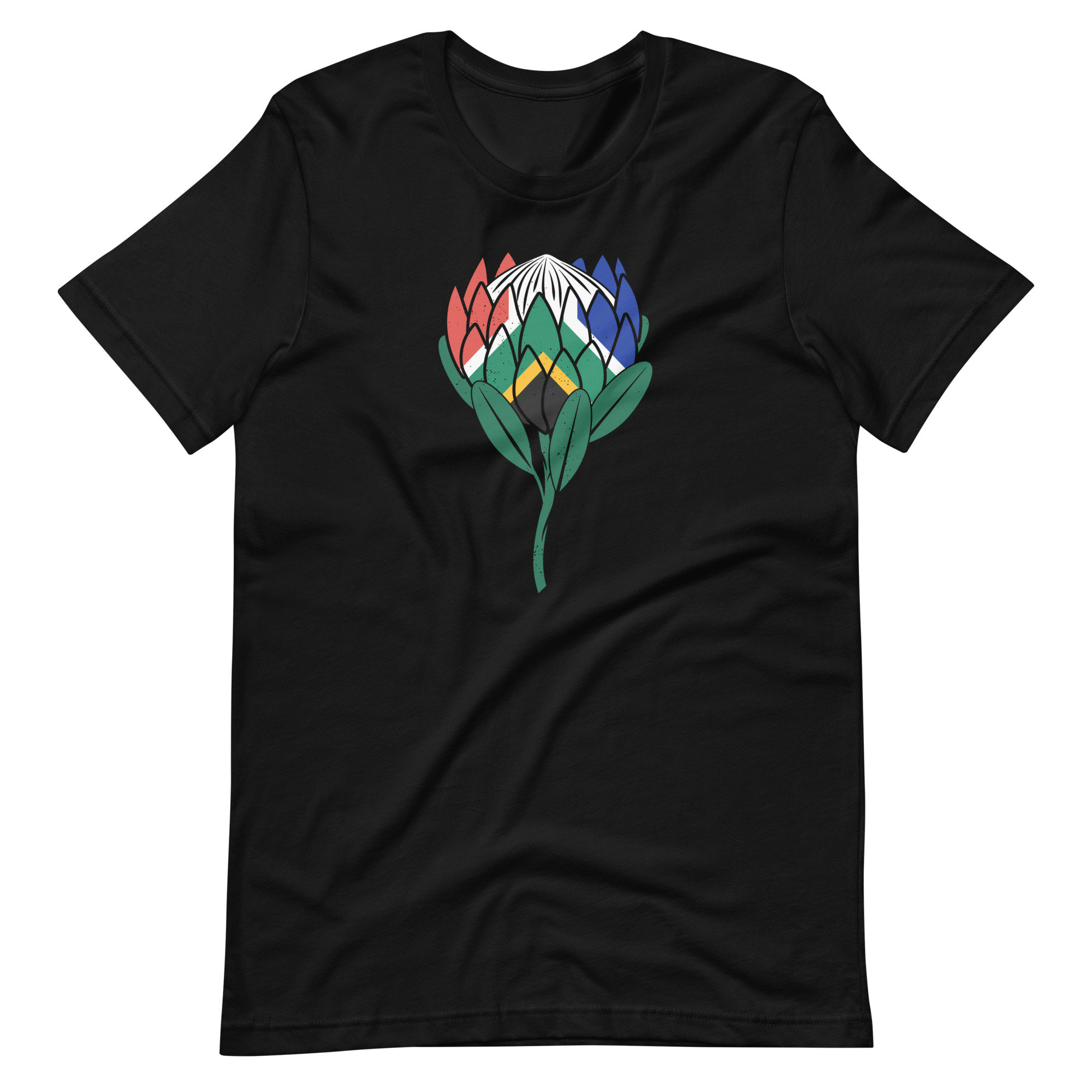 Protea Flower South Africa Flag T-shirt | National Symbol | South ...
