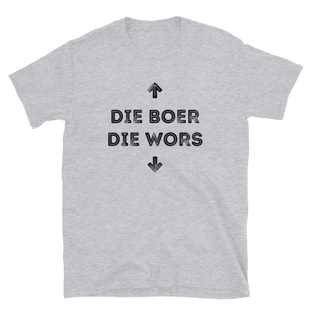 Die Boer Die Wors Funny T-shirt the Owner of the Boner - Etsy