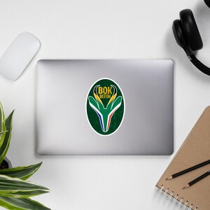 Bok Befok Springbok Face South Africa Flag Stickers | Hier Kom Die ...