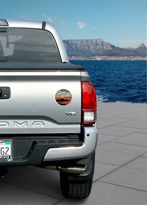 Vintage Cape Town Table Mountain South Africa Decal Sticker Perfect for ...