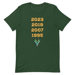 South Africa Rugby Champs T-shirt: Springbok Head & Flag, Vintage ...