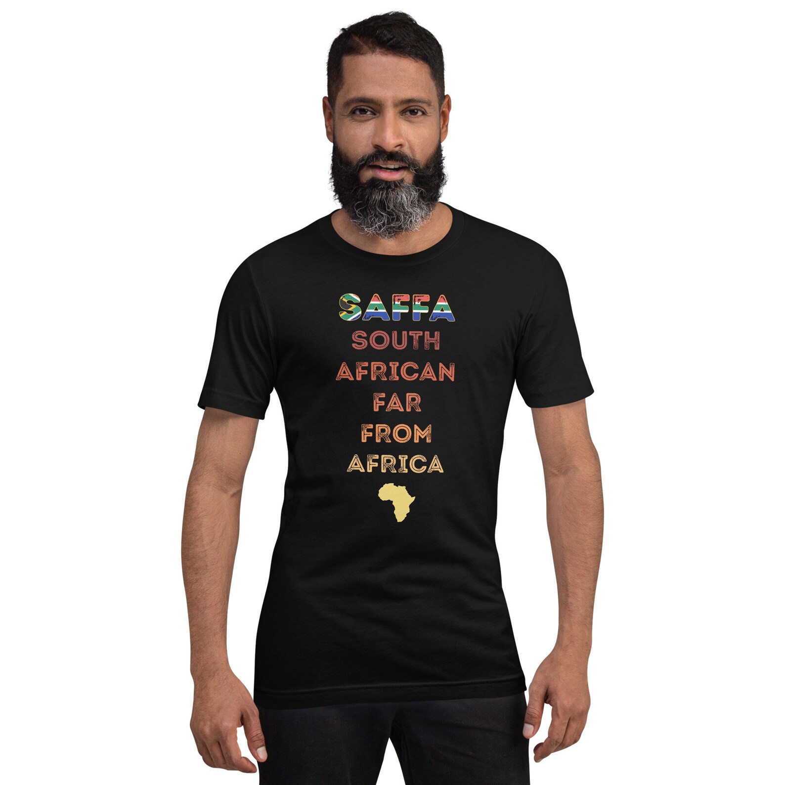 Saffa T-shirt South African Far From Africa Funny Expat - Etsy