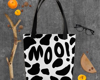 Cow Print Moo Funny Cute Calf Halloween Mug | Etsy